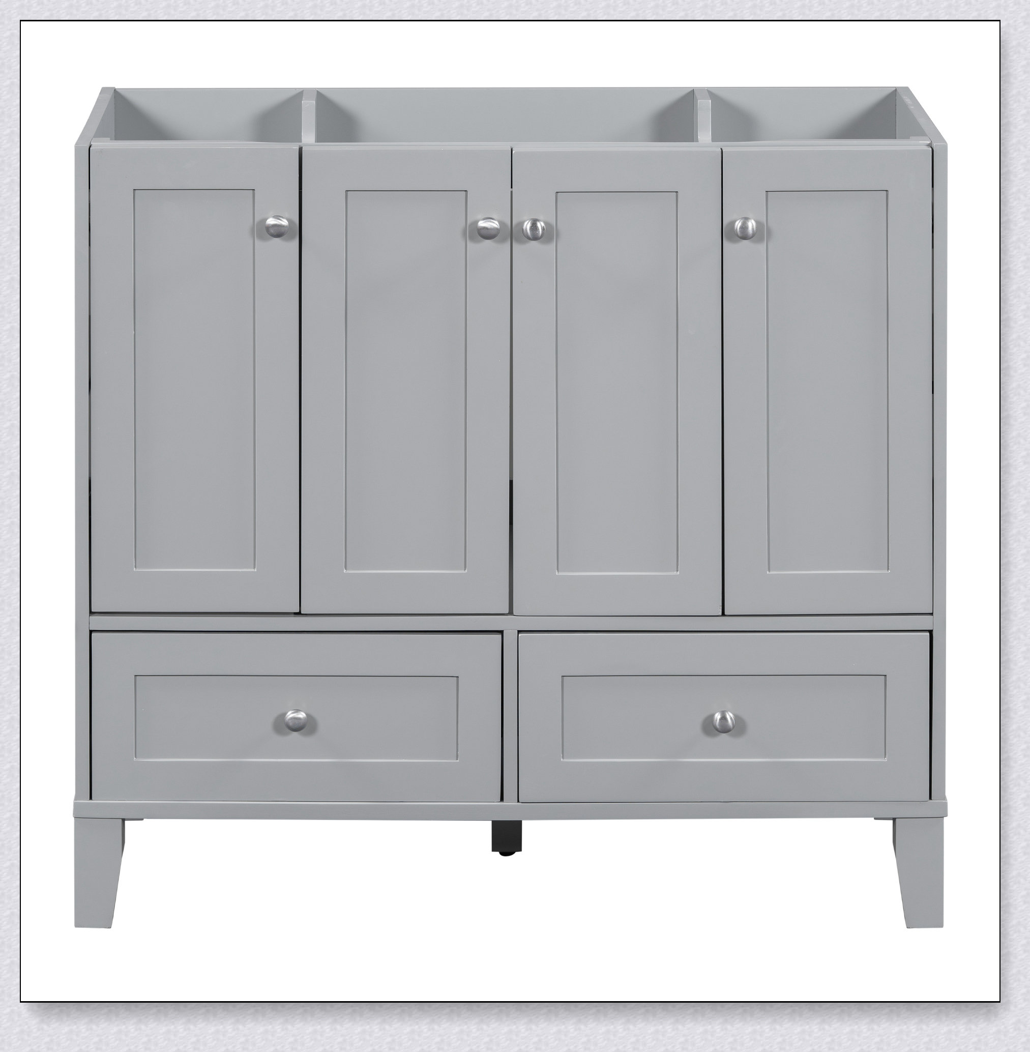 Red Barrel Studio® 36'' Bathroom Vanity Without Countertop,Solid Wood ...