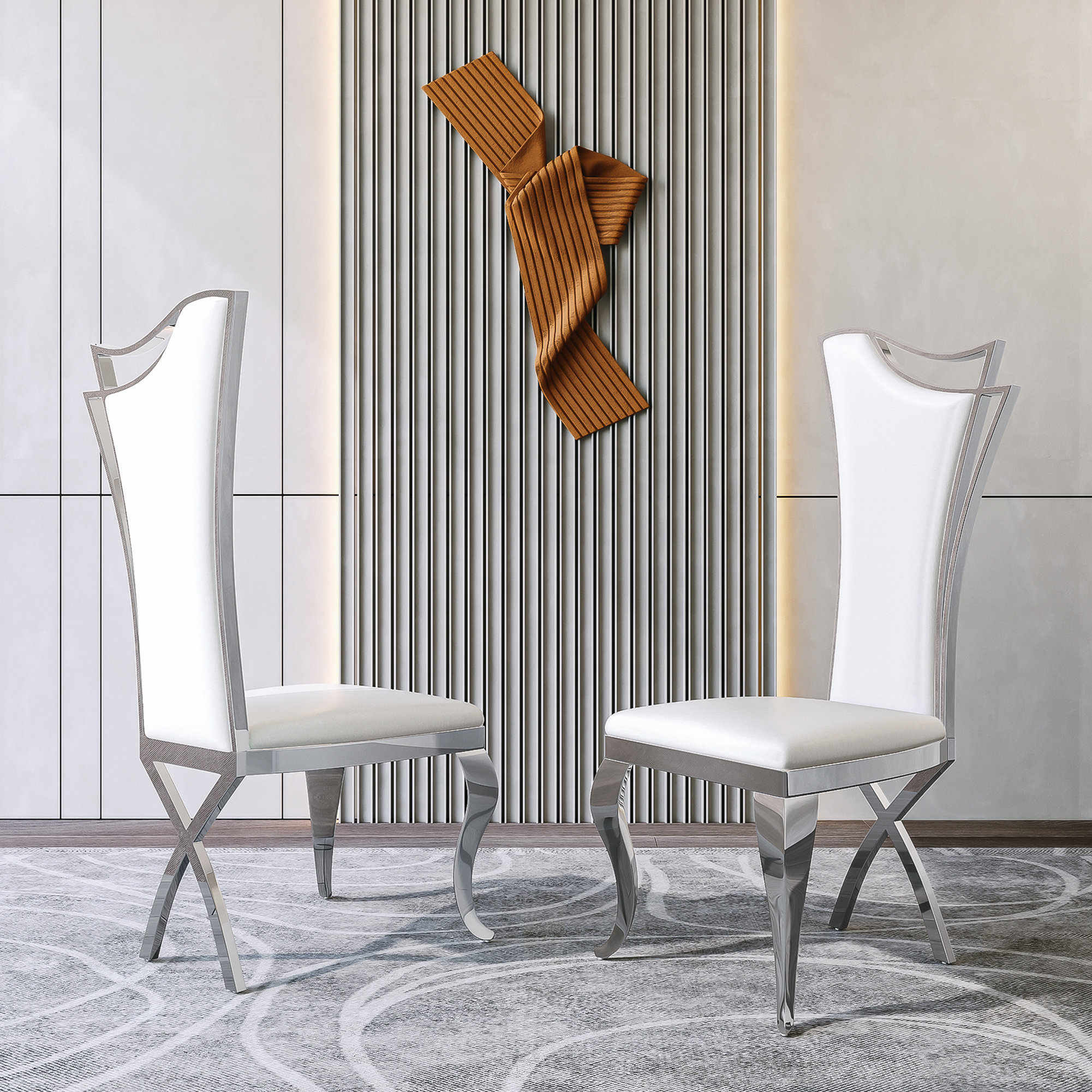 Rosdorf Park Solid Back Side Chair Dining Chair & Reviews | Wayfair