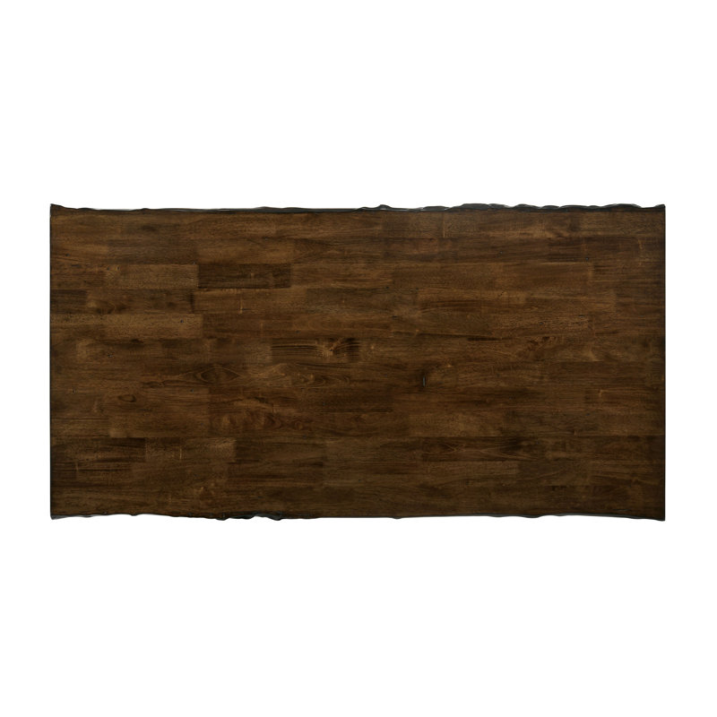 Millwood Pines Garrell Walnut Solid Wood Dining Table | Wayfair