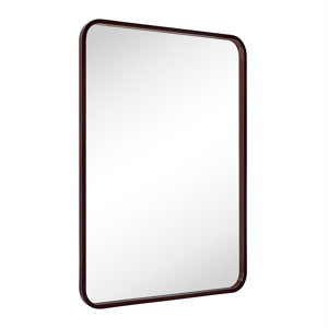 Latitude Run® Itzary Solid Wood Framed Rectangle Wall Mirror | Wayfair