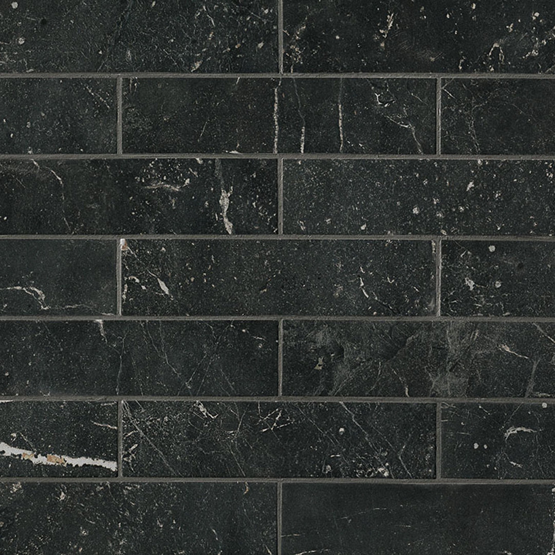 Encore Surfaces Roma 3 x 12" Matte Subway Grafite Marble Look Tile ...