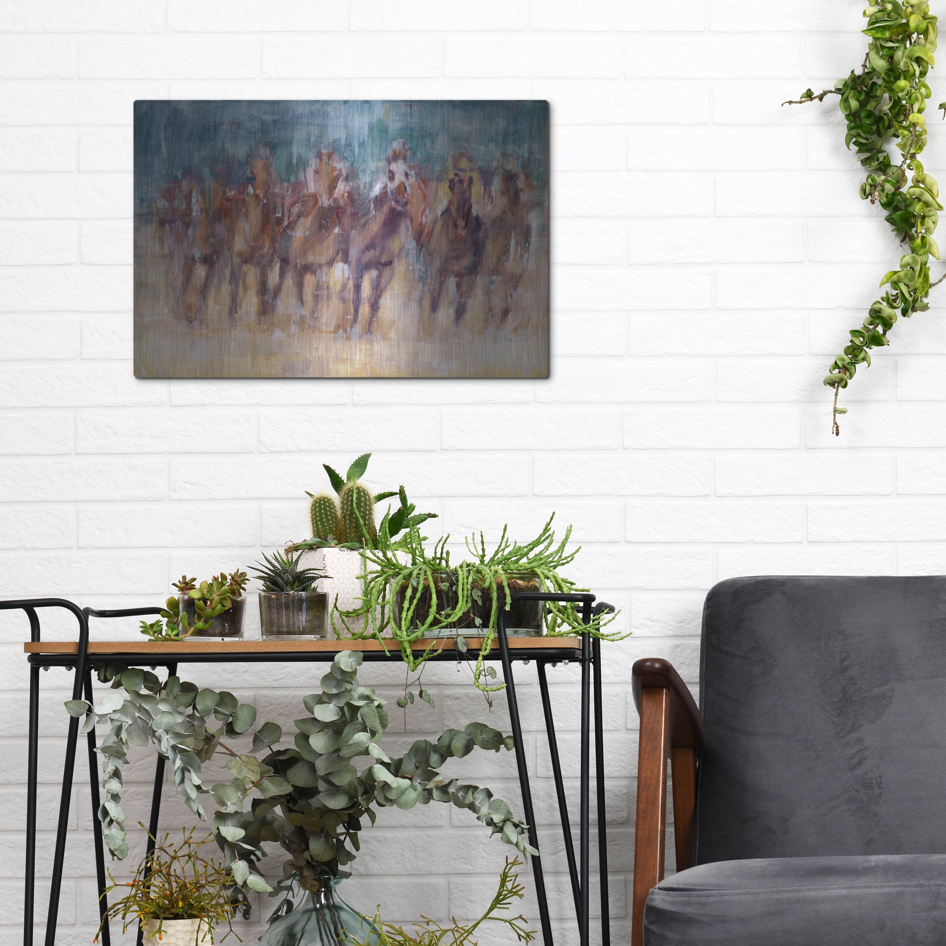 Union Rustic Final Sprint' by Valtcho Tonov, Metal Wall Art | Wayfair