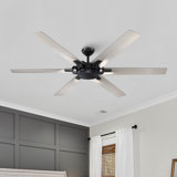 Silver Indoor Ceiling Fans You'll Love | Wayfair