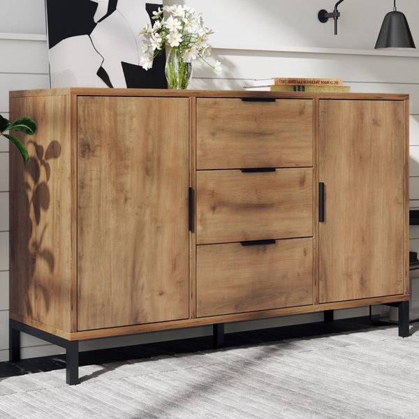 Union Rustic Sideboard Cabinet with 2 Doors and 3 Drawers | Wayfair.co.uk
