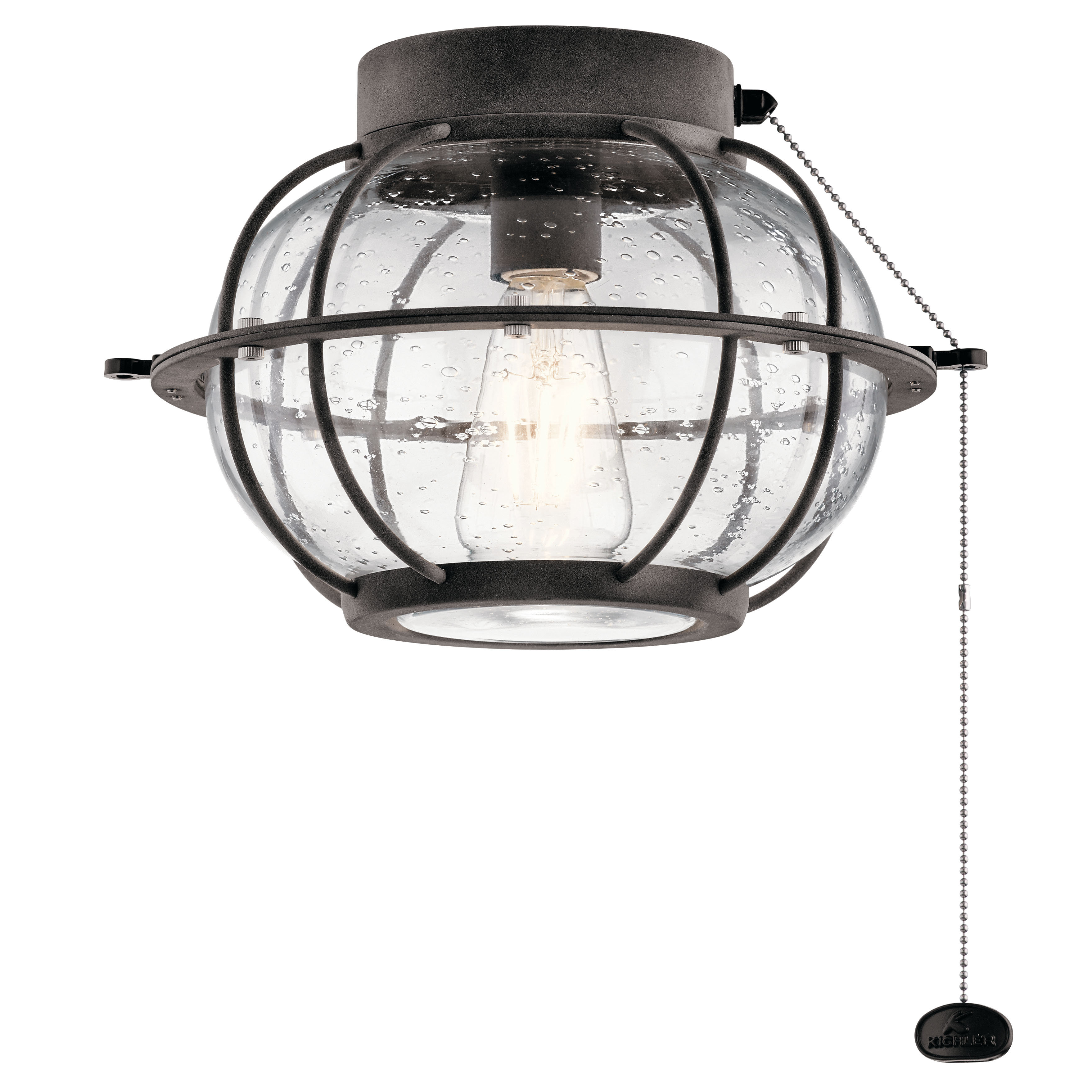 Breakwater Bay Traditional 1-Light Fitter Ceiling Fan Globe Light Kit ...