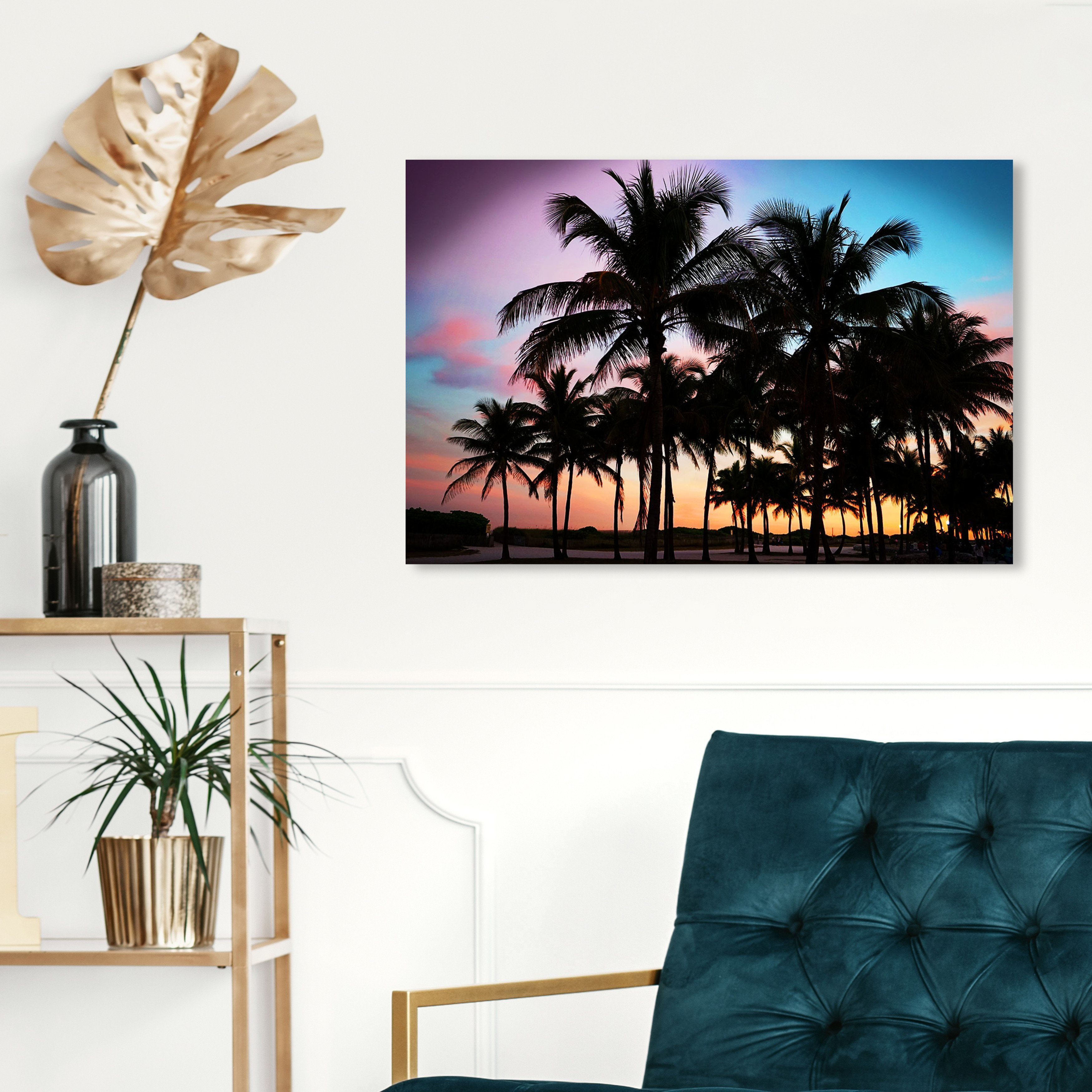Art Remedy Nature and Landscape Palm Tree Summer Tropical Beaches ...