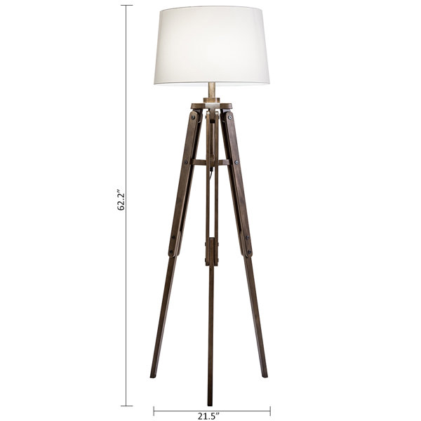 Williston Forge Jeffry Modern Home 62 Tripod Floor Lamp & Reviews | Wayfair