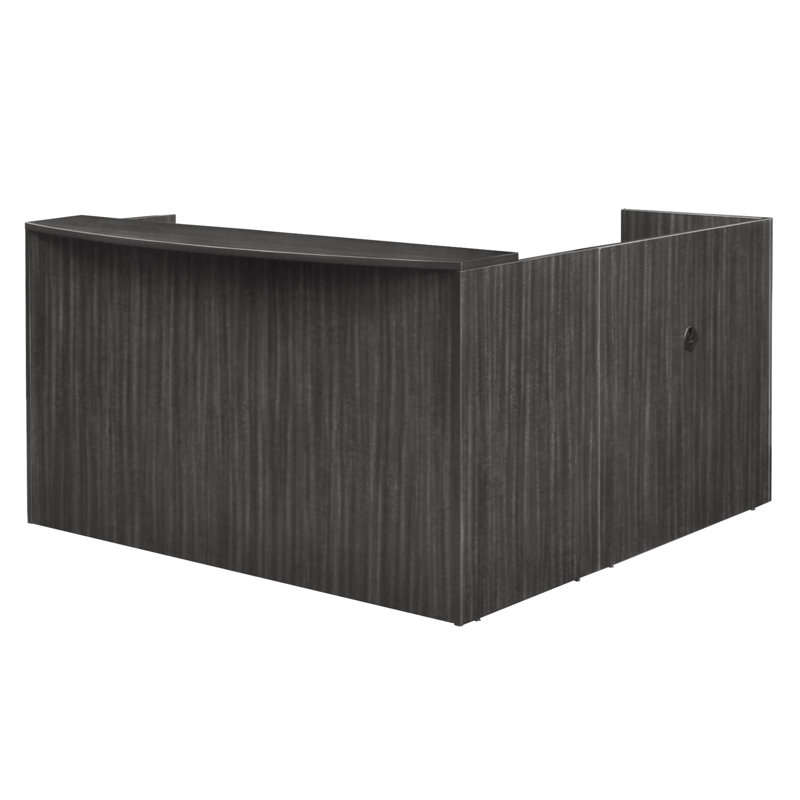Inbox Zero Legacy Single Pedestal Reception Desk | Wayfair