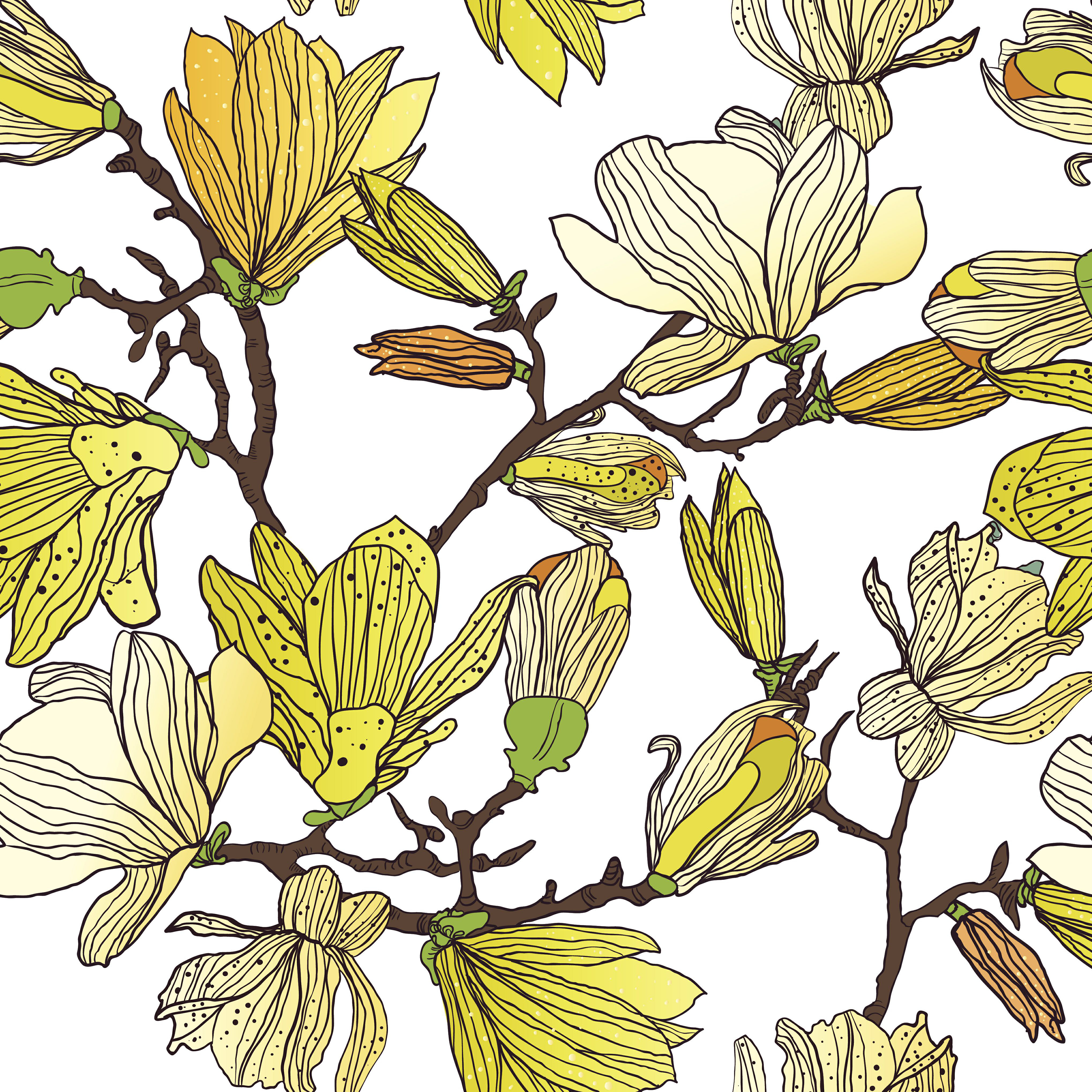 Winston Porter Aumerle Floral Background by Suriko - Print - Wayfair Canada