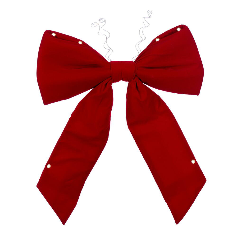 The Holiday Aisle® Red Velvet Bow UV | Wayfair