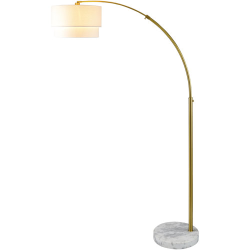 Gold Floor Lamps You'll Love | Wayfair