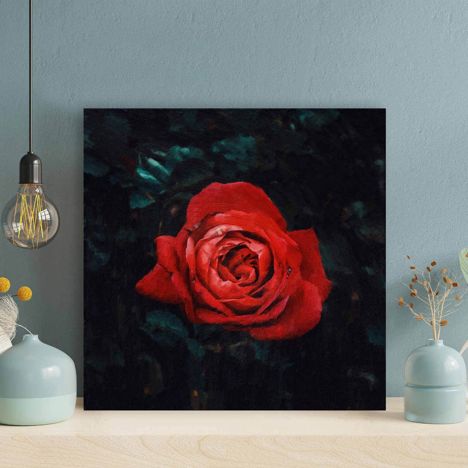 Latitude Run® Red Rose In Bloom During Daytime 3 - 1 Piece Rectangle ...