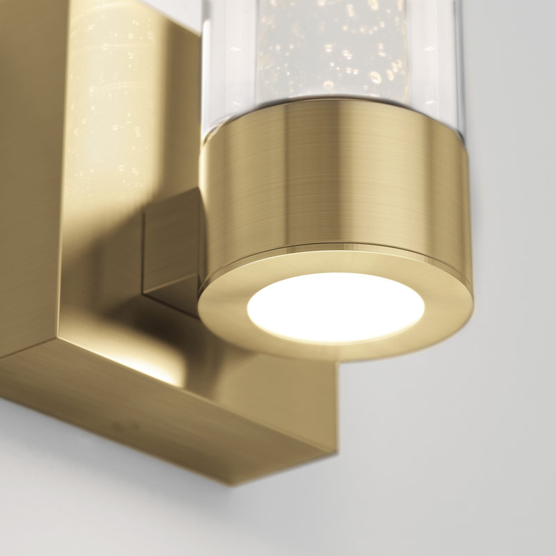 Mercer41 Kareese Metal LED Flush Mounted Wall Sconce & Reviews | Wayfair