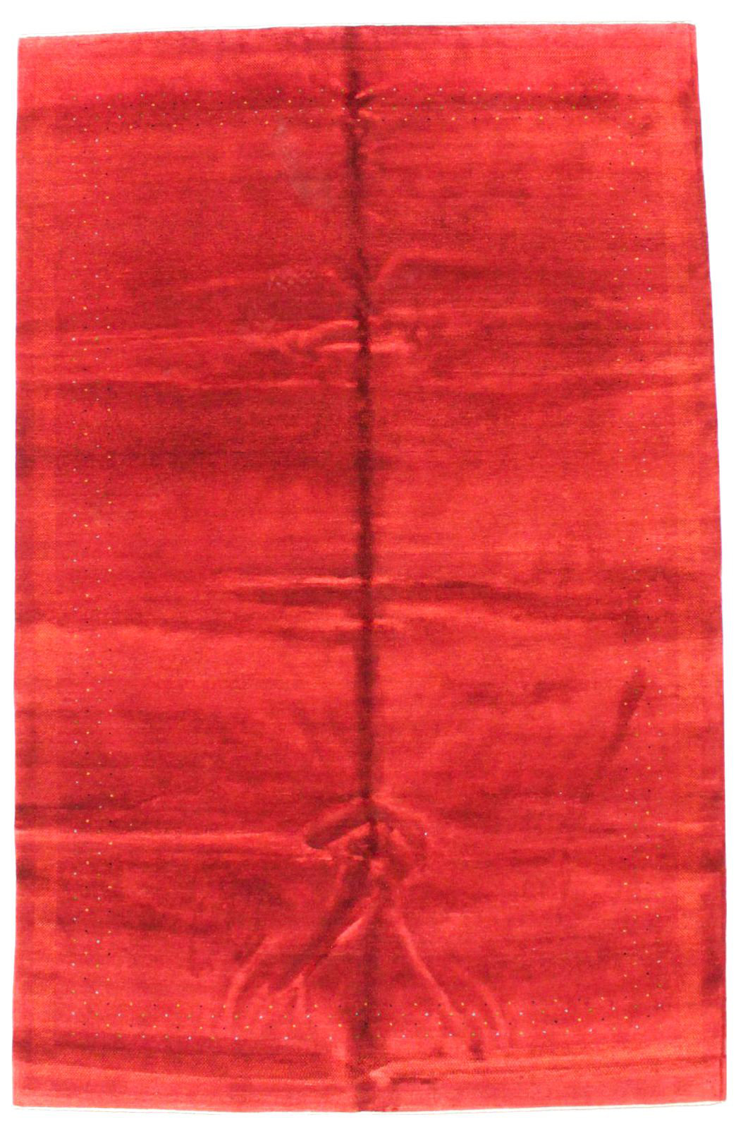 Home and Rugs 7x10 Red Modern Contemporary Rug | Wayfair