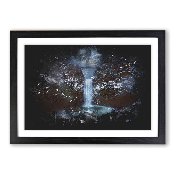 East Urban Home Multnomah Falls Waterfall Vol.2 - Picture Frame Graphic ...