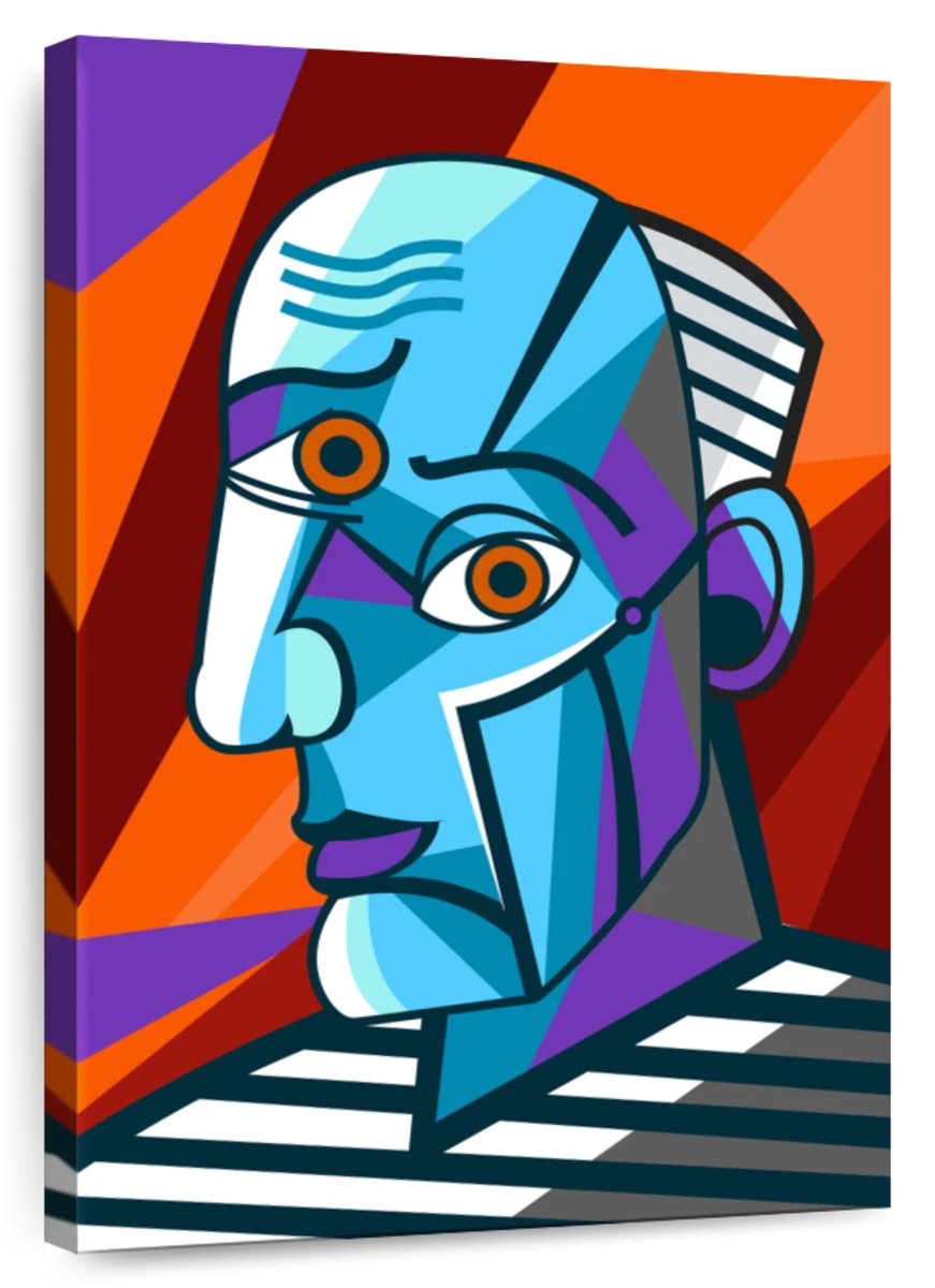 Lark Manor™ Leisha Cubist Male Portrait | Wayfair