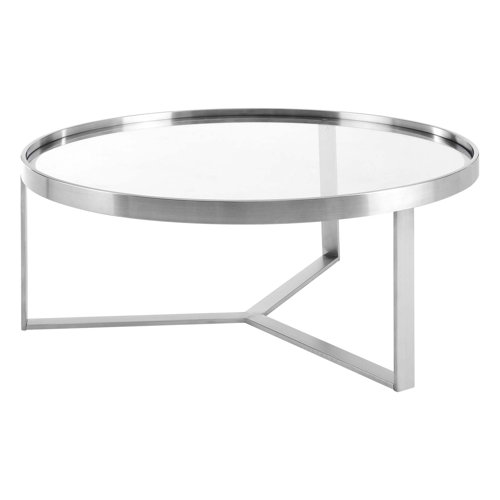 Wayfair | Round Silver Coffee Tables You'll Love in 2023