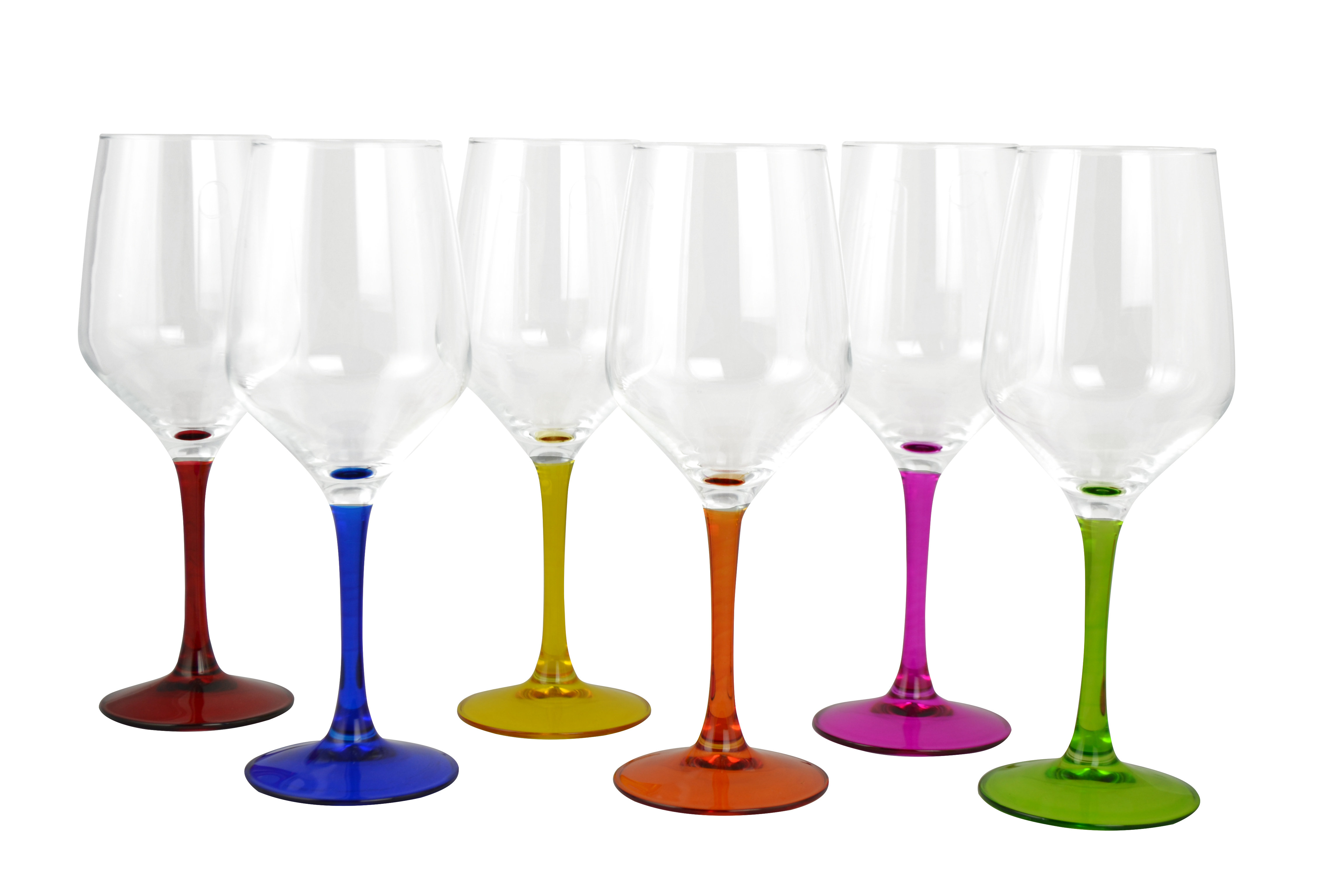 Three Star 6 Long Stem Wine Glasses 10oz Wayfair