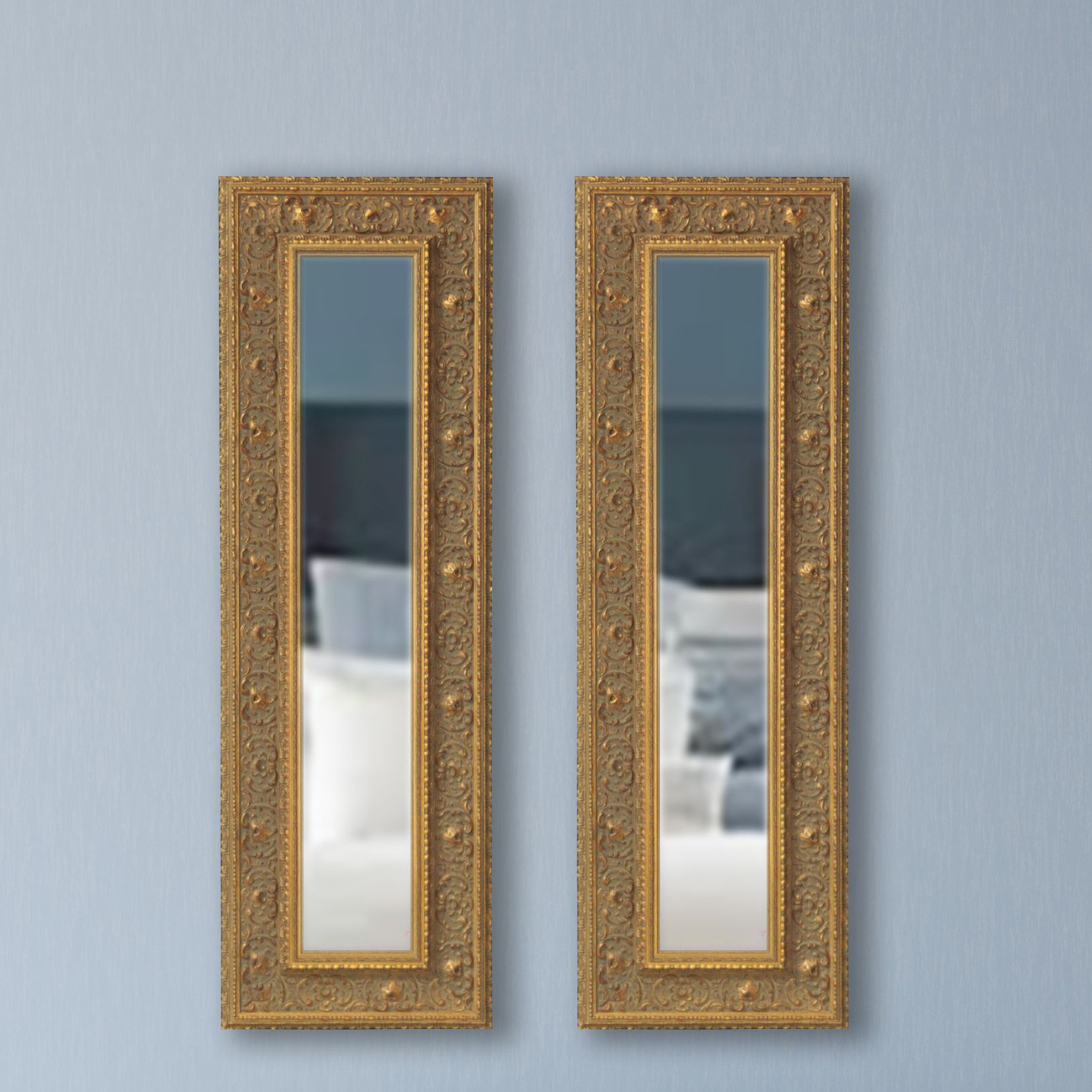 Astoria Grand 2 Piece Traditional Venetian Mirror Set | Wayfair
