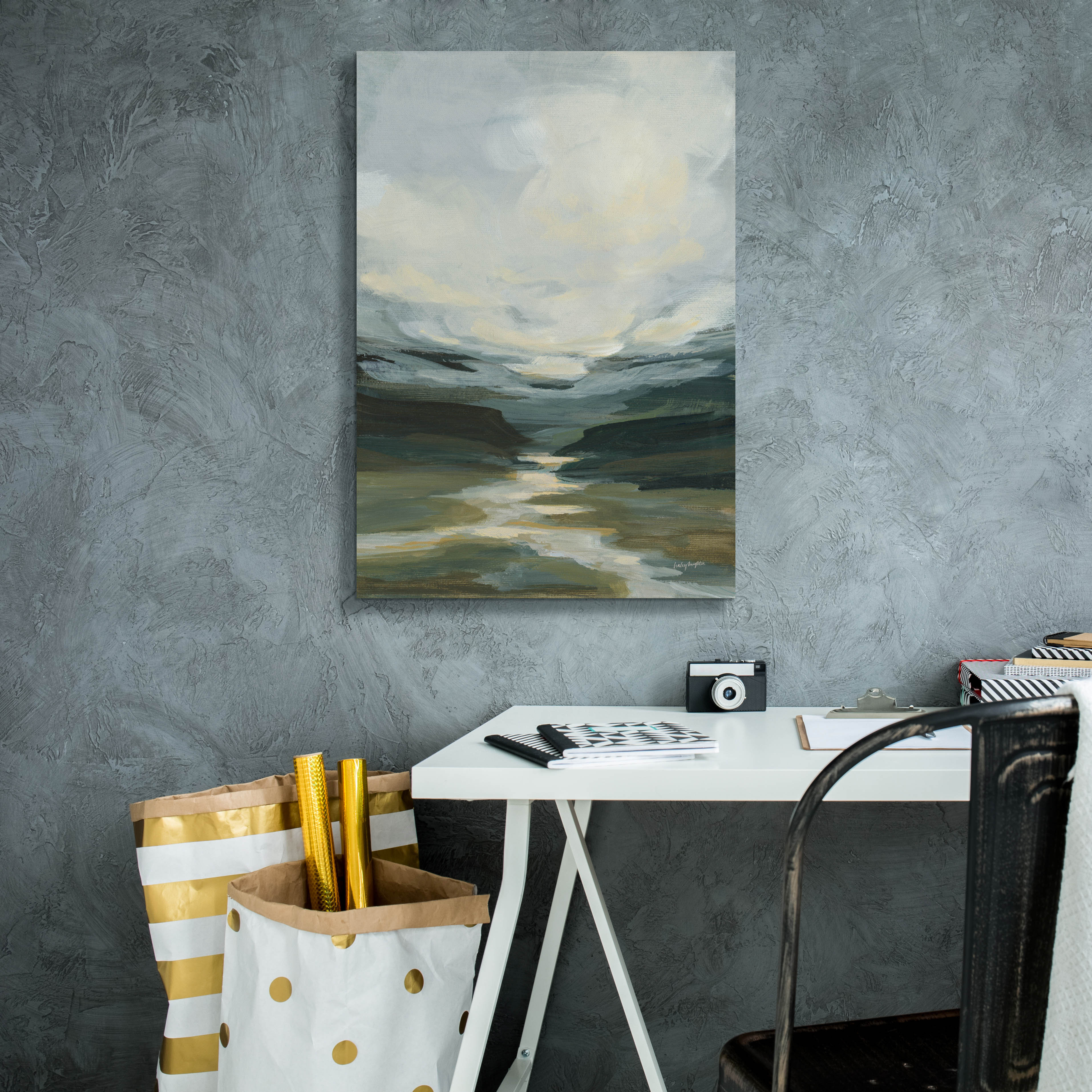 Wrought Studio™ 'Blain Bottom' by Haley Knighten Canvas Wall Art | Wayfair