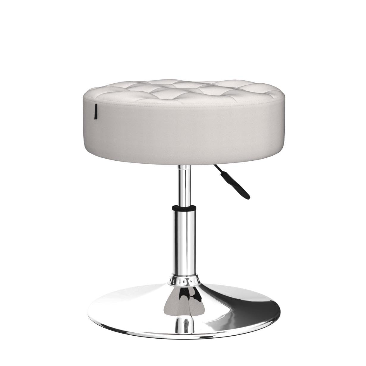 George Oliver Mid Century Tufted Adjustable Swivel Dressing Stool ...