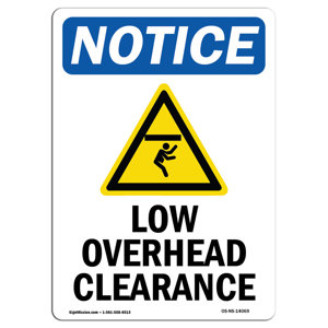 SignMission Low Overhead Clearance Sign with Symbol | Wayfair