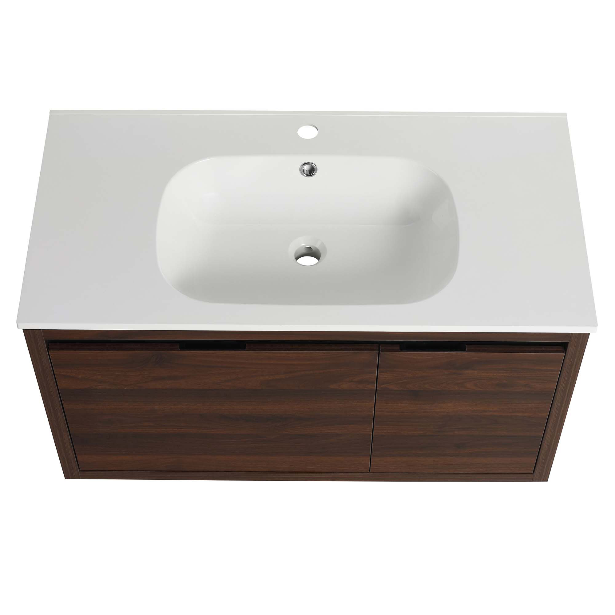 Latitude Run® 36 Inch Bathroom Vanity With Gel Sink - Wayfair Canada