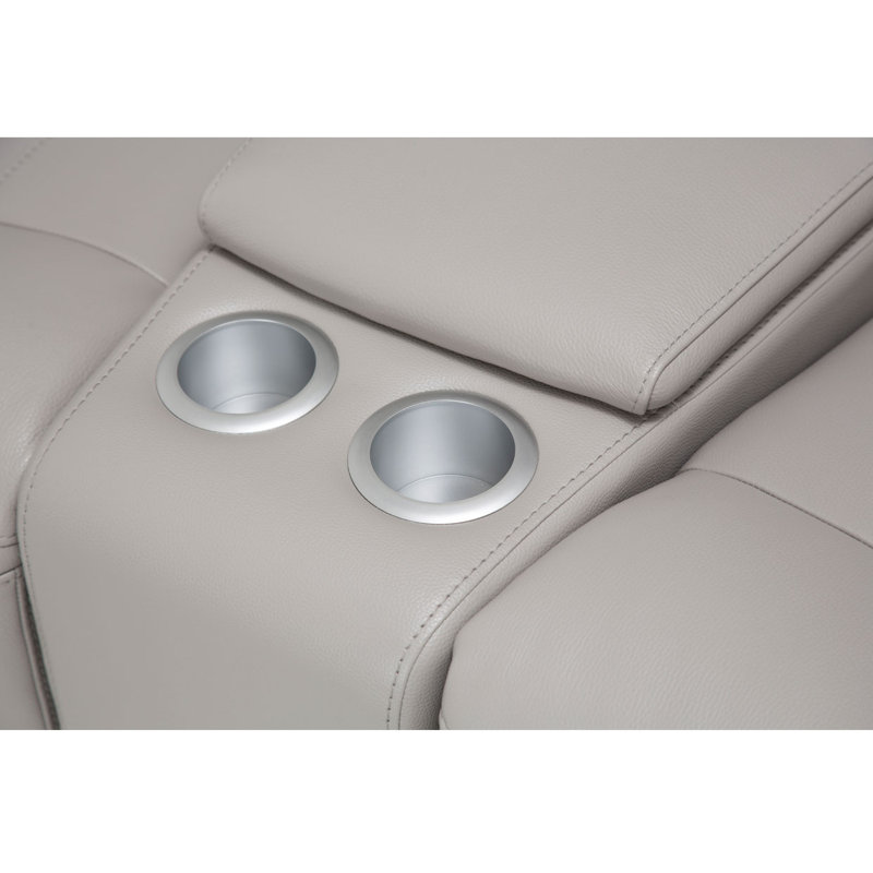 Michael Amini Mia Bella 87.25'' Rolled Arm Reclining Loveseat | Wayfair