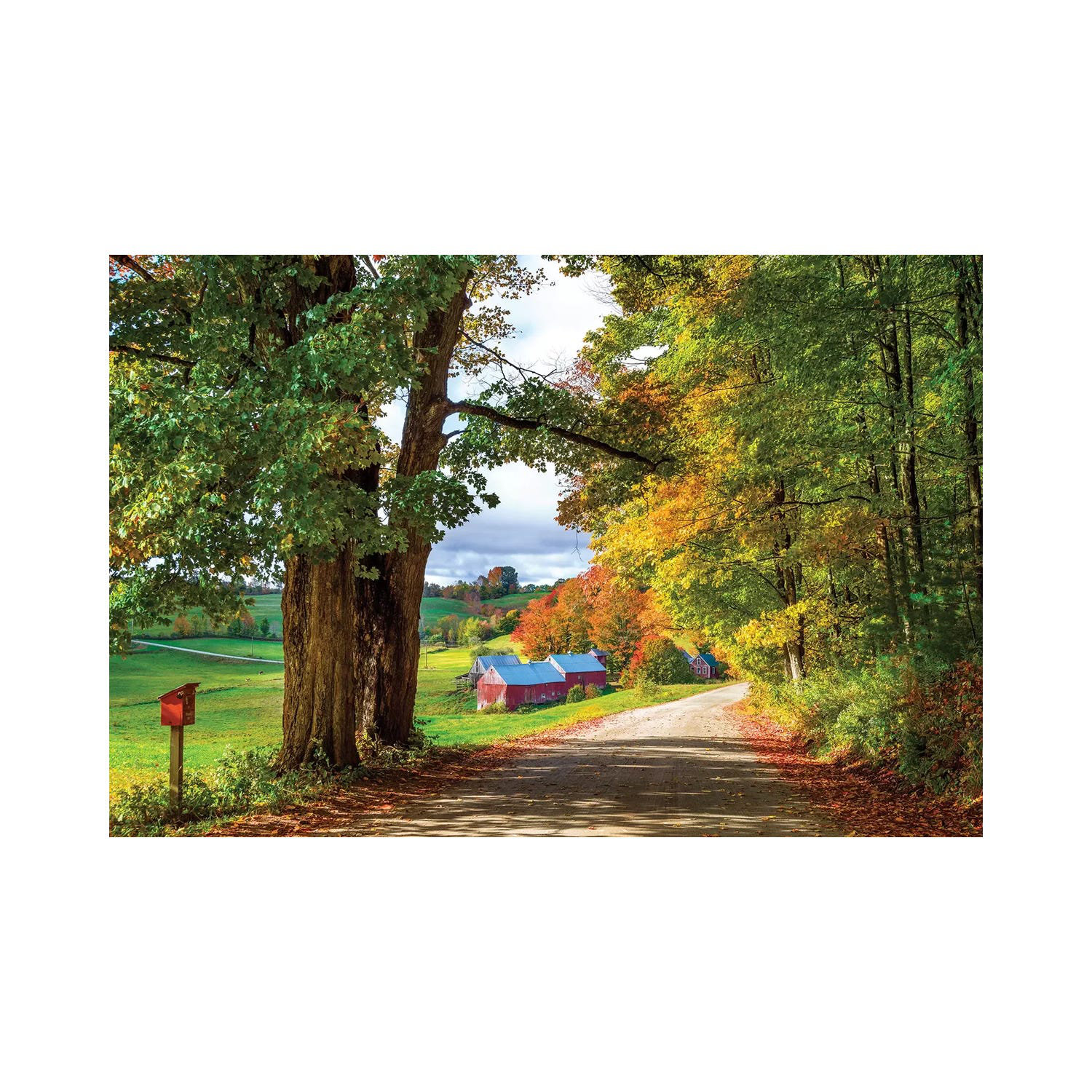 Brambly Cottage Farm in Vermont New England in Autumn by Susanne Kremer ...