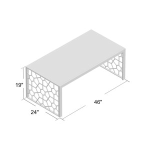 CosmoLiving by Cosmopolitan Juliette Coffee Table & Reviews | Wayfair