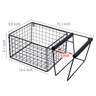 MY GIFT Wall Mounted Pickleball Paddle Sports Ball Storage Rack ...