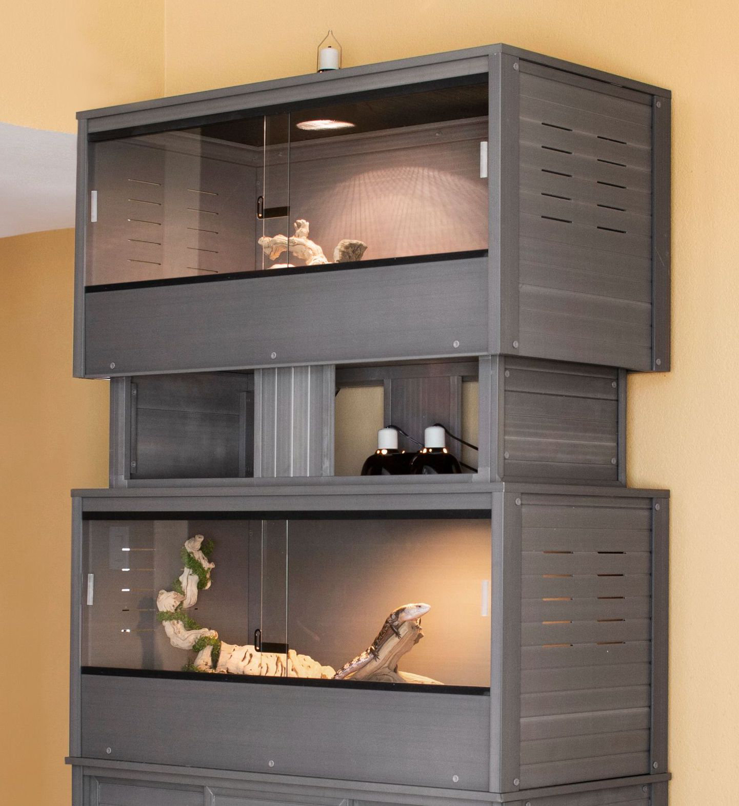 Tucker Murphy Pet™ Modular Reptile Enclosure Bundle – Two Large ...