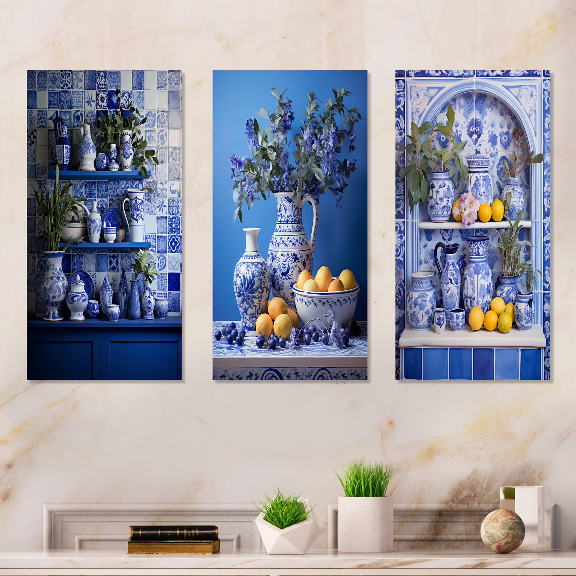 Red Barrel Studio® Mediterranean Tile Still Life Kitchen I - Boho ...