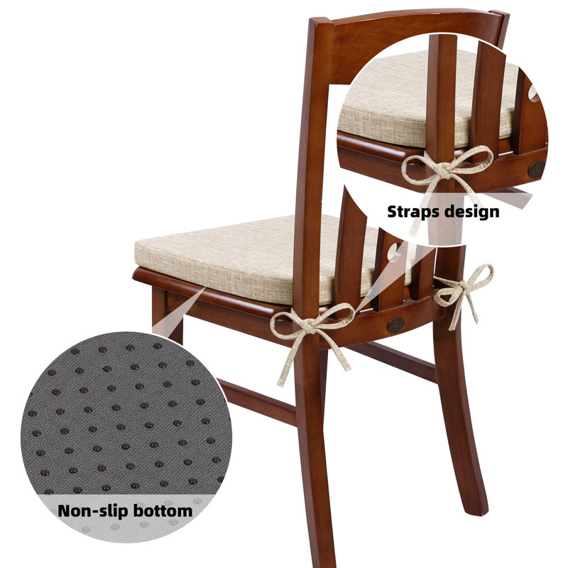 Latitude Run® Indoor 1.5'' Dining Chair Chair Pad & Reviews | Wayfair