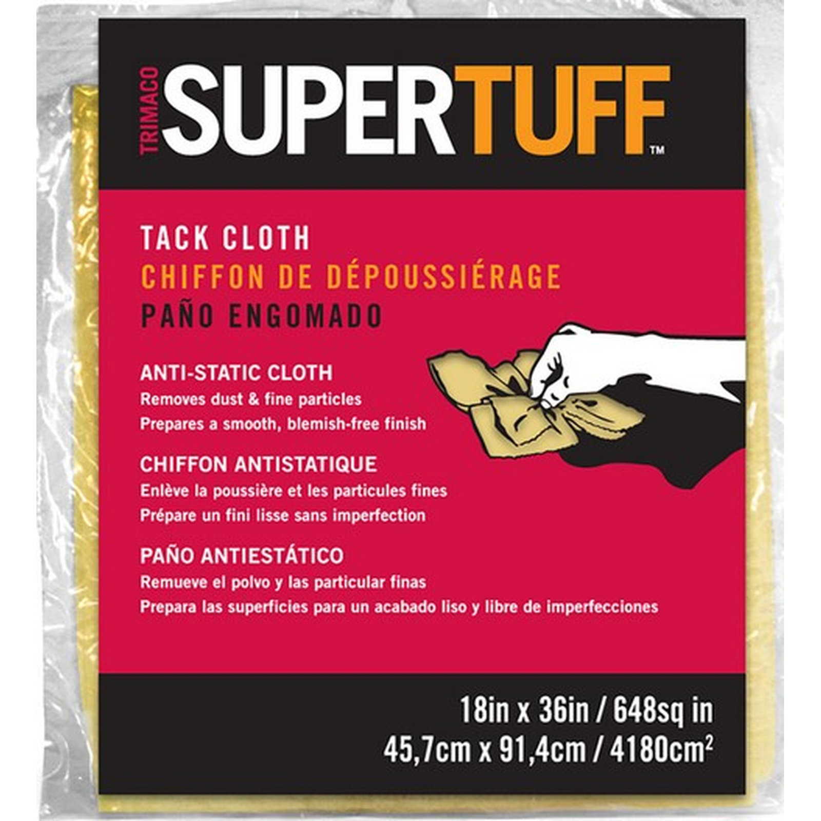 FixtureDisplays Trimaco 10501 18" X 36" Tufco Tack Cloth-24PK | Wayfair