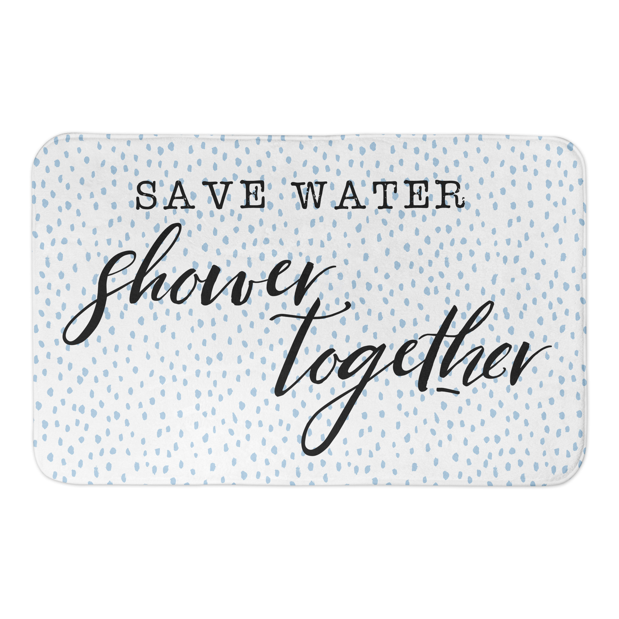 Red Barrel Studio Tapis de bain Save Water - Wayfair Canada