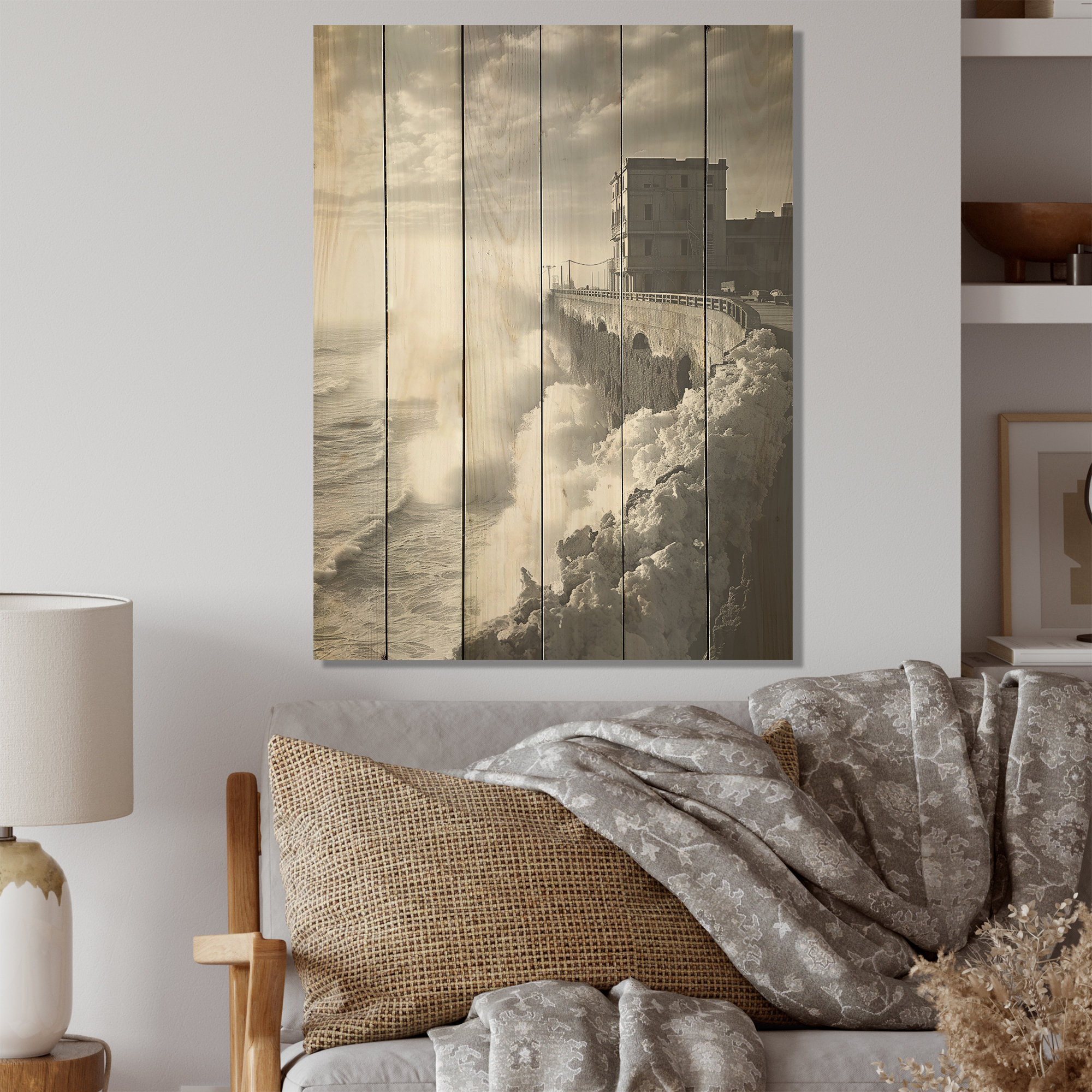 Winston Porter Cuba Havava Monochrome Panorama I - Cuba Landscape Wood ...