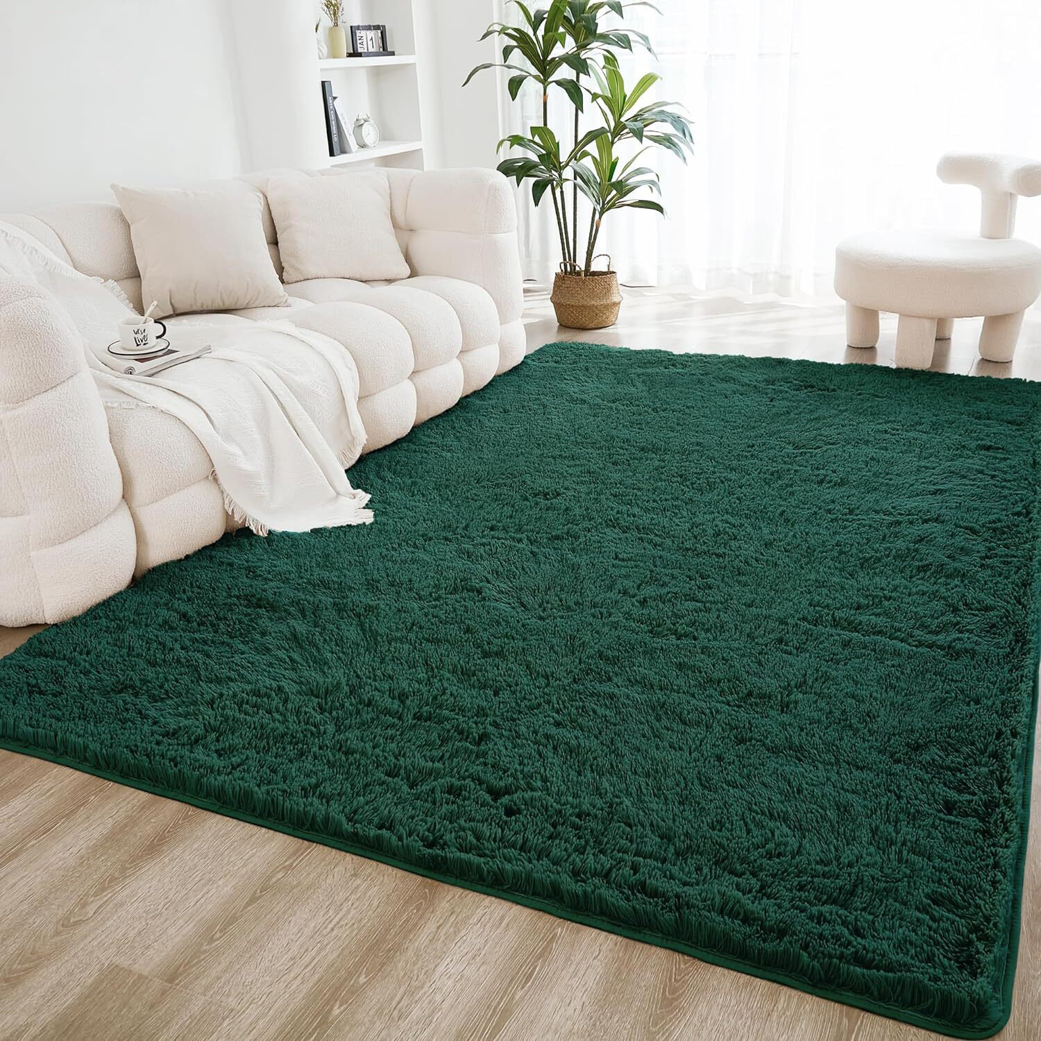 Mercer41 Rectangle Kiyohiko Commercial Use Area Rug with Non-Slip ...