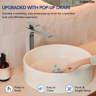 EVERSTEIN Single Hole Vessel Bathroom Faucet, Single Handle Vessel ...