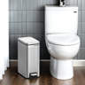Songmics Bathroom Trash Can, 1.6-Gallon (6 L) Trash Bin With Lid, Slim ...