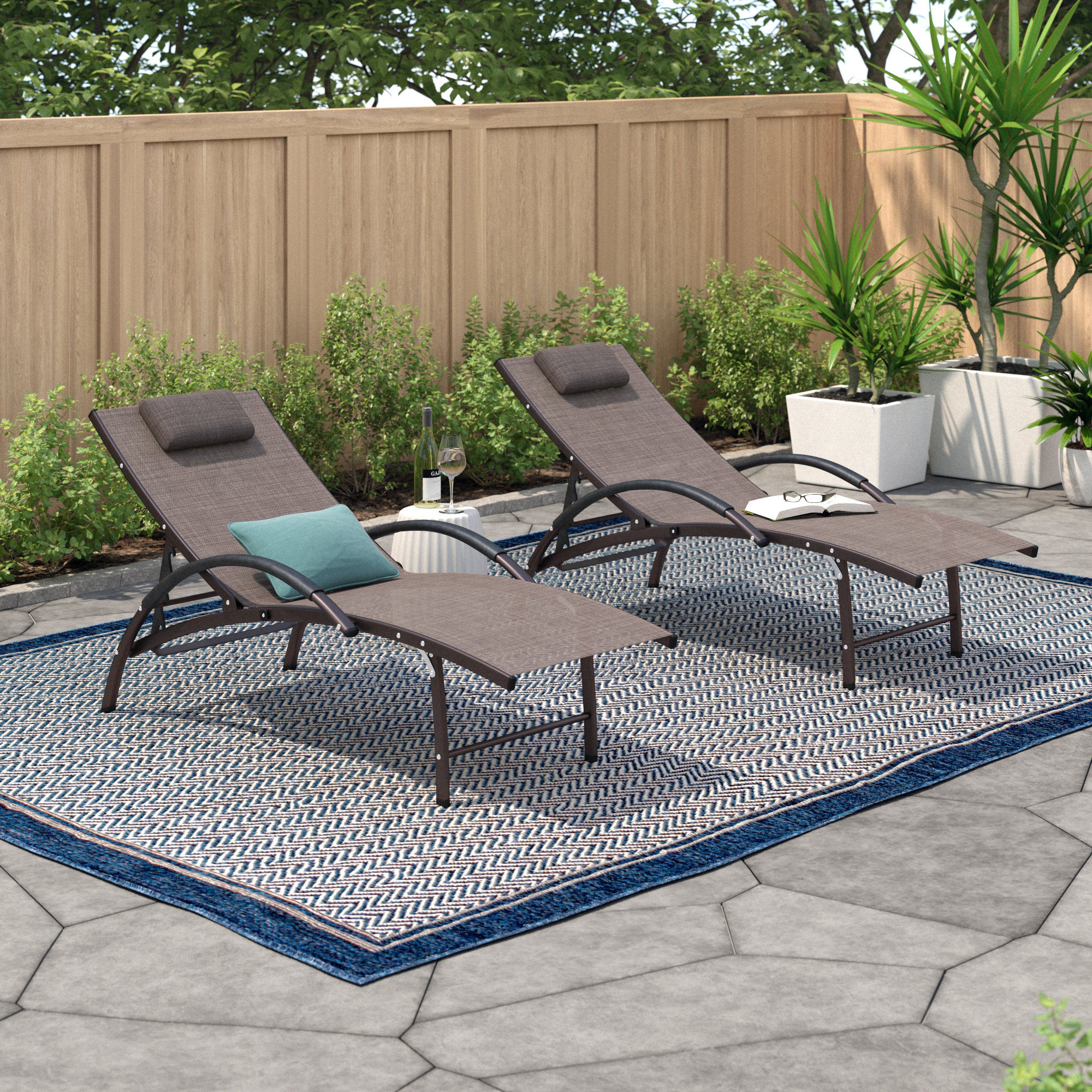 Latitude Run® Alissondra 65.35" Long Reclining Single Chaise & Reviews ...