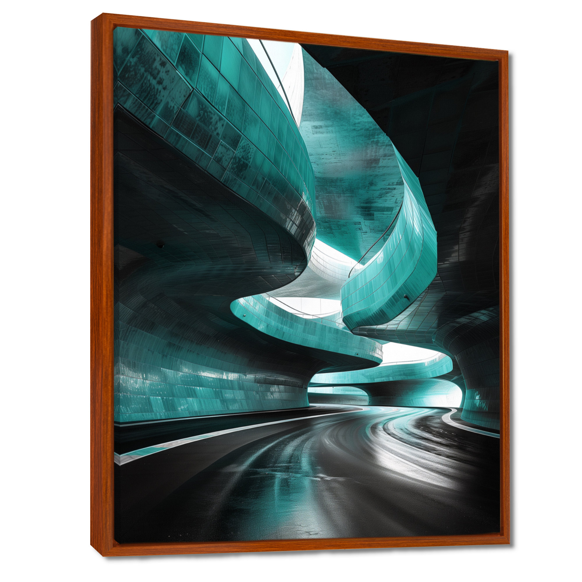 Wrought Studio™ Green Black Fast Lane Fantasy Race Tracks - Casinos ...