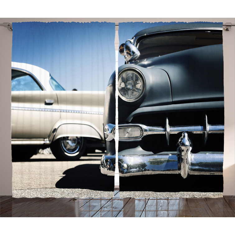 East Urban Home Car Semi-Sheer Rod Pocket Curtain Panels | Wayfair