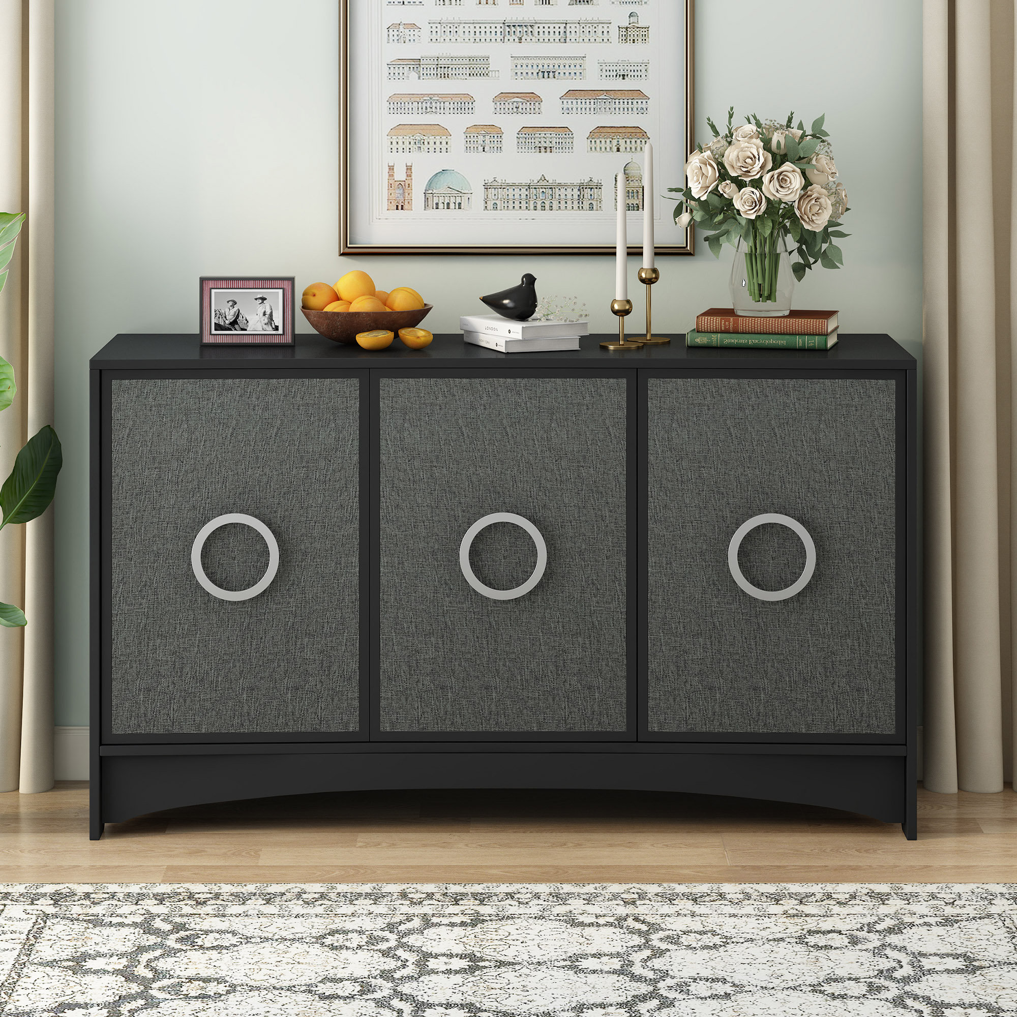 Ebern Designs Chel 58.22" Wide Sideboard & Reviews - Wayfair Canada