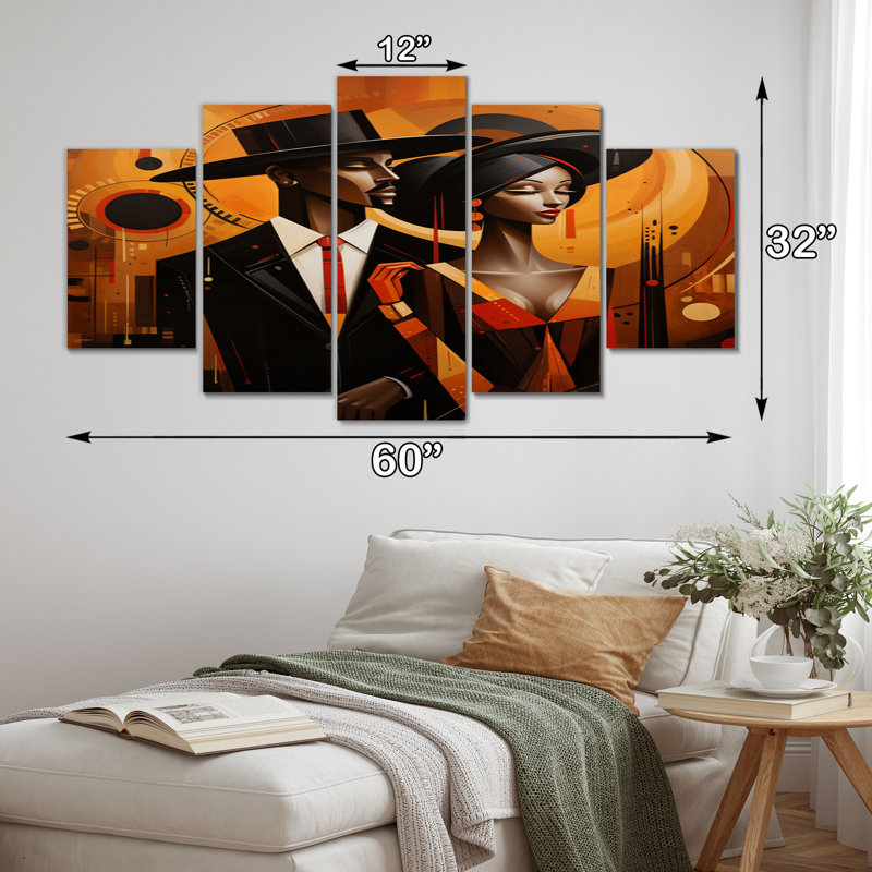 Mercer41 'Regal Renaissance A II - African American Art Canvas Print ...