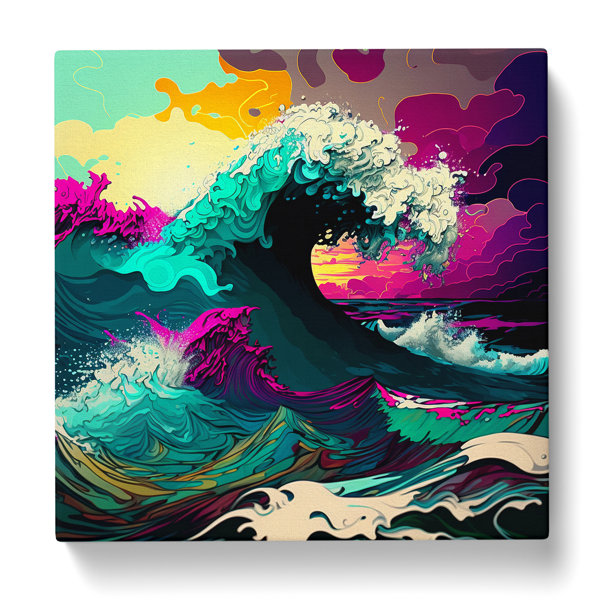 House of Hampton Ocean Pop Art | Wayfair.co.uk