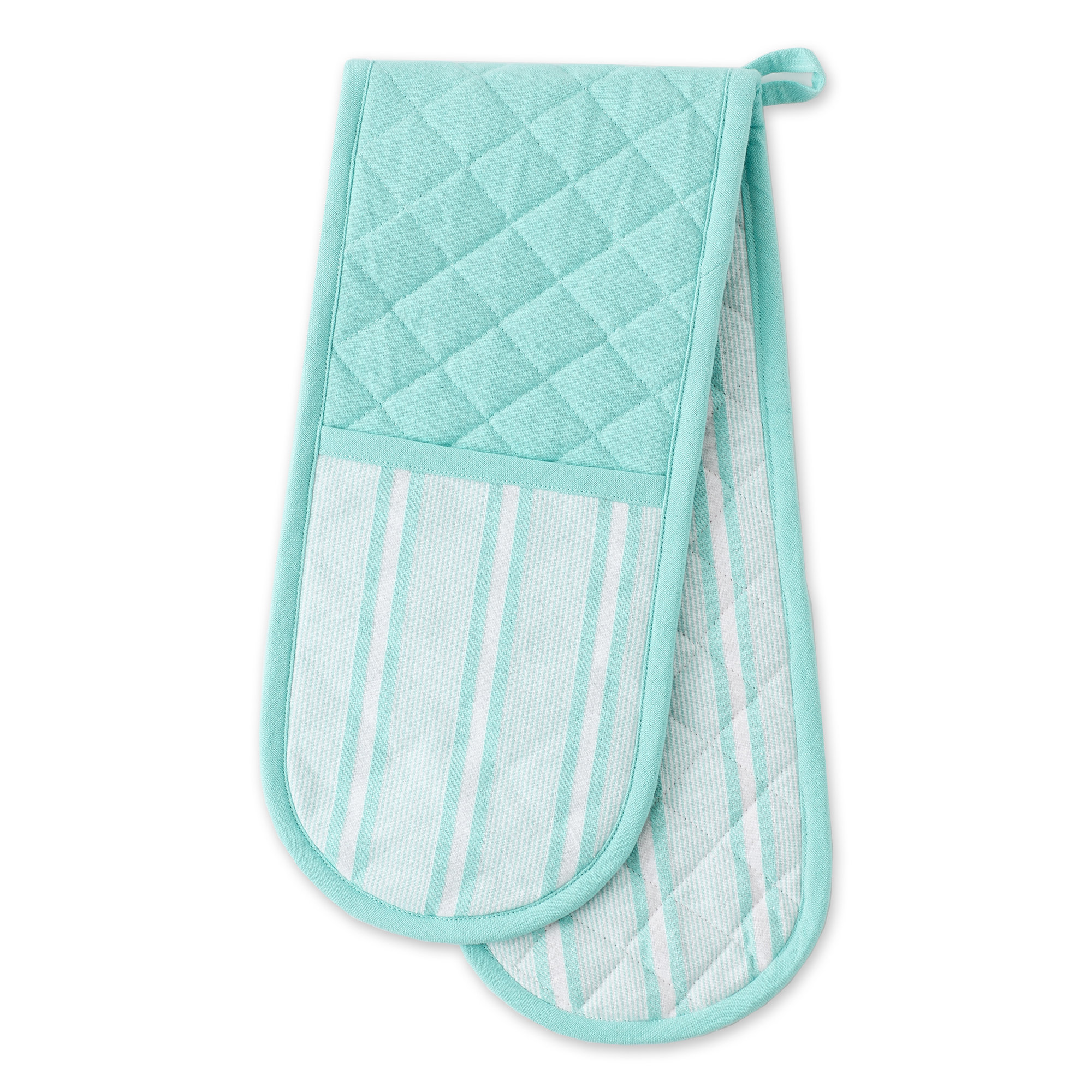 Design Imports Striped Cotton Oven Mitt & Reviews | Wayfair
