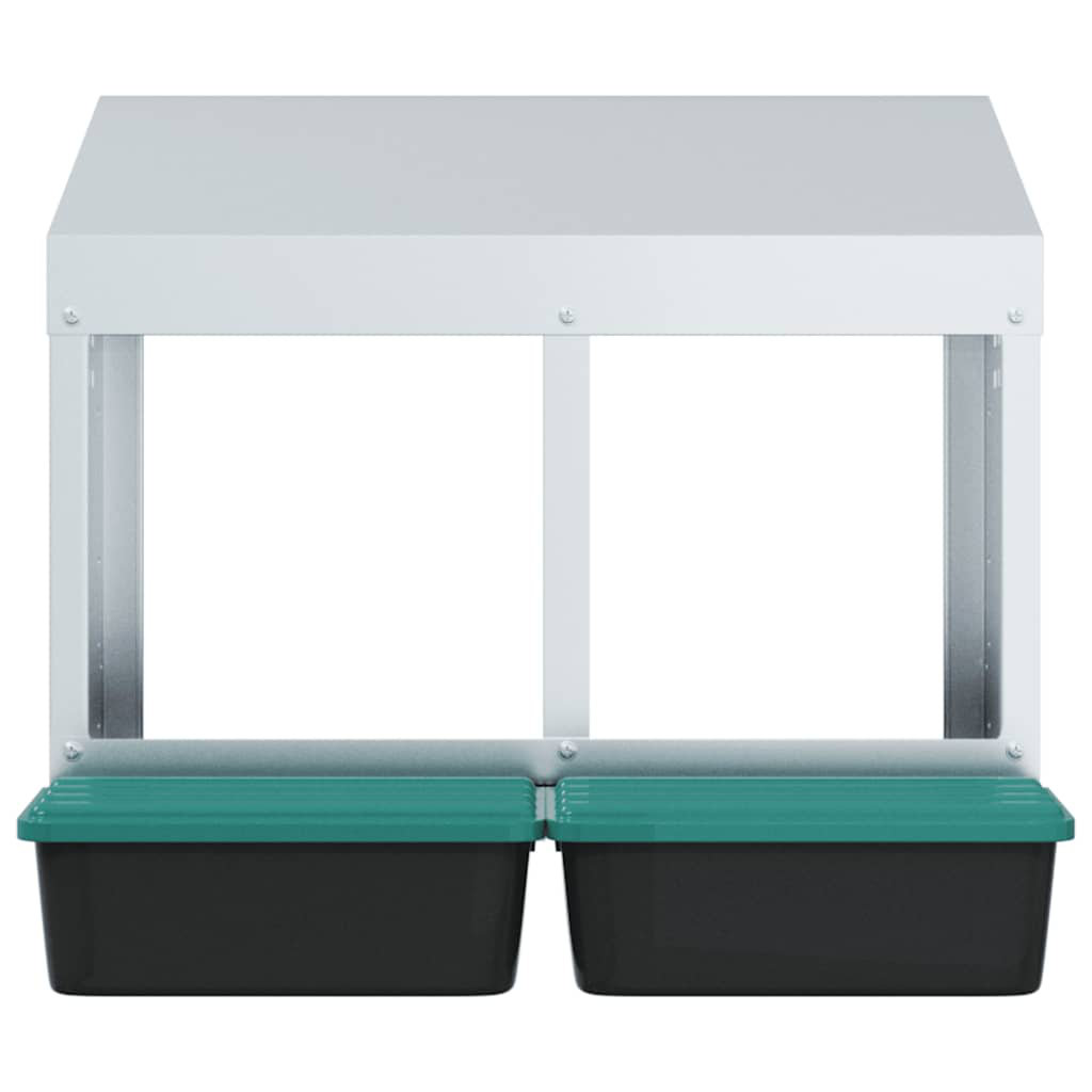 Archie & Oscar Chicken Nesting Box 2 Compartments Wall-Mounted ...