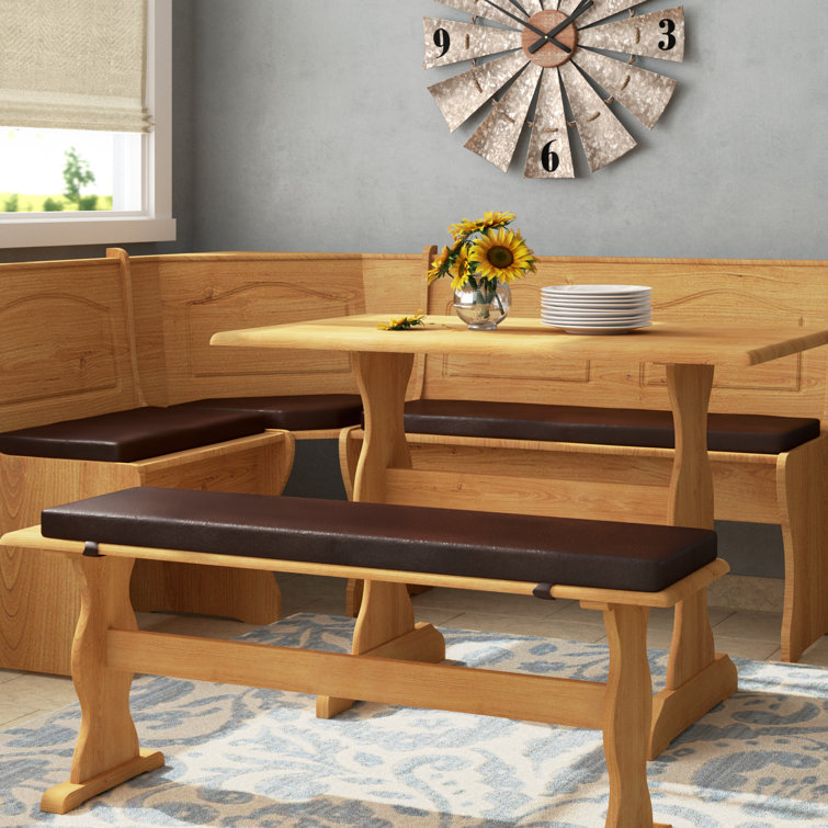 Laurel Foundry Modern Farmhouse Jiles 3 - Piece Solid Wood Trestle ...