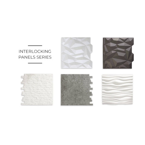 Innovera Decor by Palram Dunes 24" x 24" Vinyl Wall Paneling in White ...